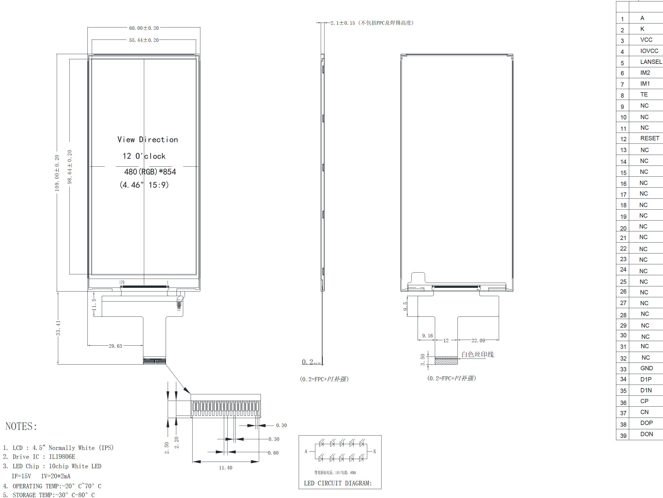 Premium 4&4.3 inch Square/Horizon/Vertical touch LCD—VISLCD