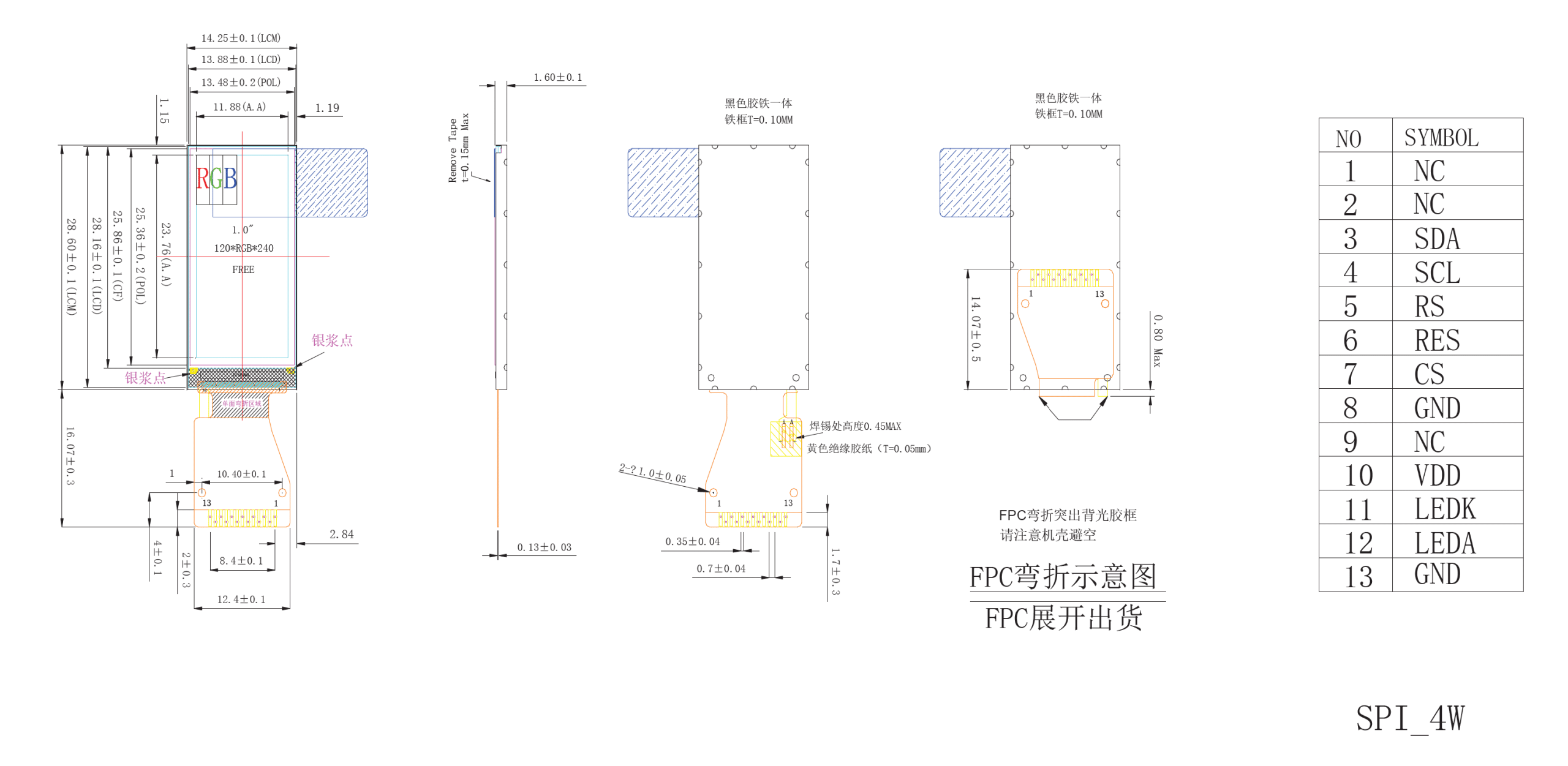 Premium 1 inch Vertical, Square&Circle LCD Displays—VISLCD