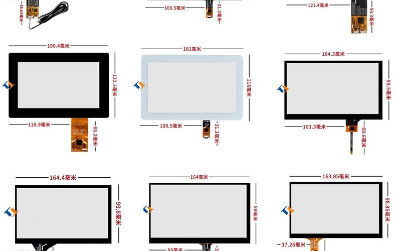 Custom Touch Panel and Sensing Layer for LCD Display